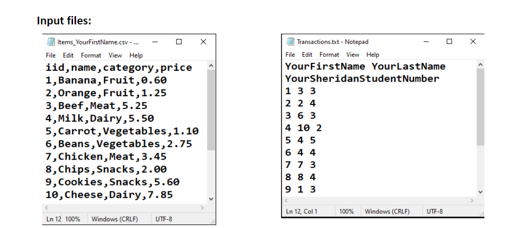 Solved The ABC store maintains two files | Chegg.com
