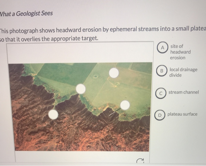 Solved What a Gealoigist sees: This photograph shows | Chegg.com