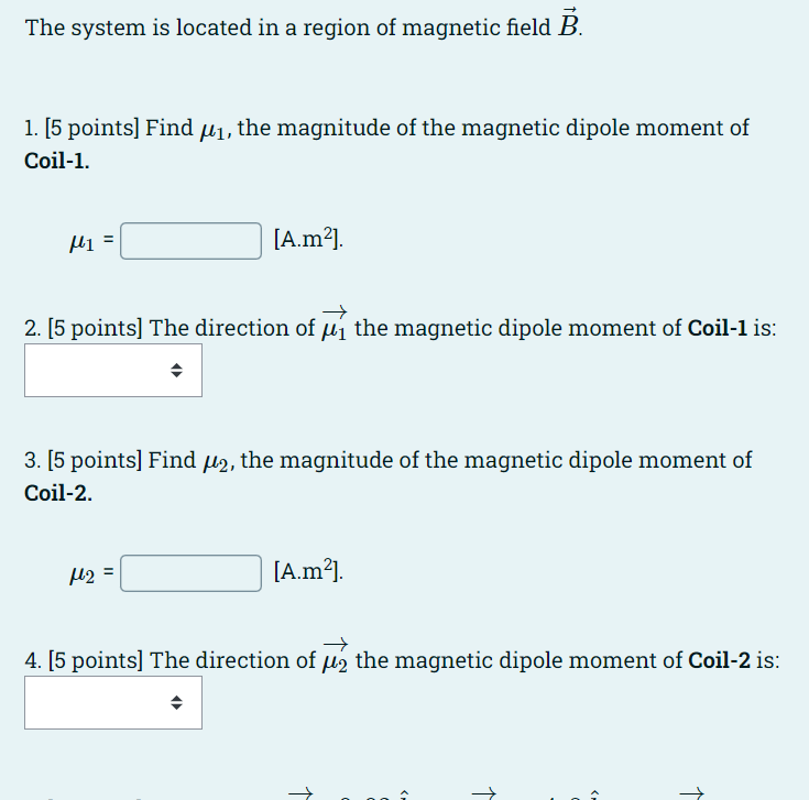 Solved [40 points) Two concentric circular coils lying on | Chegg.com