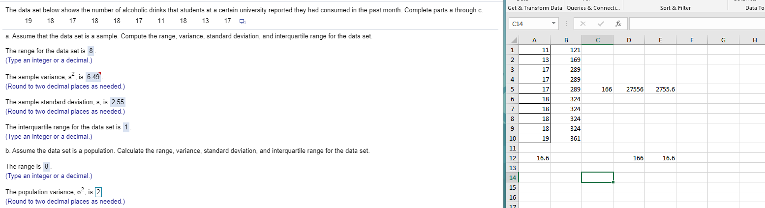 Solved Get & Transform Data Queries & Connecti... Sort & | Chegg.com