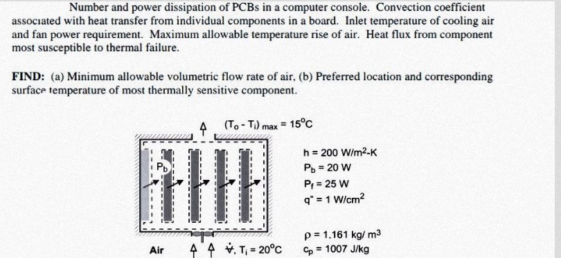 Solved Number and power dissipation of PCBs in a computer | Chegg.com
