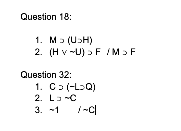 Solved Use the 18 rules of inference to derive the | Chegg.com