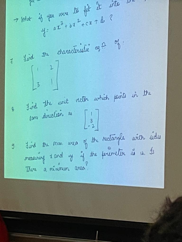 Solved y=ax3+bx2+cx+d 7 Find the charaderistic oq: → of. | Chegg.com