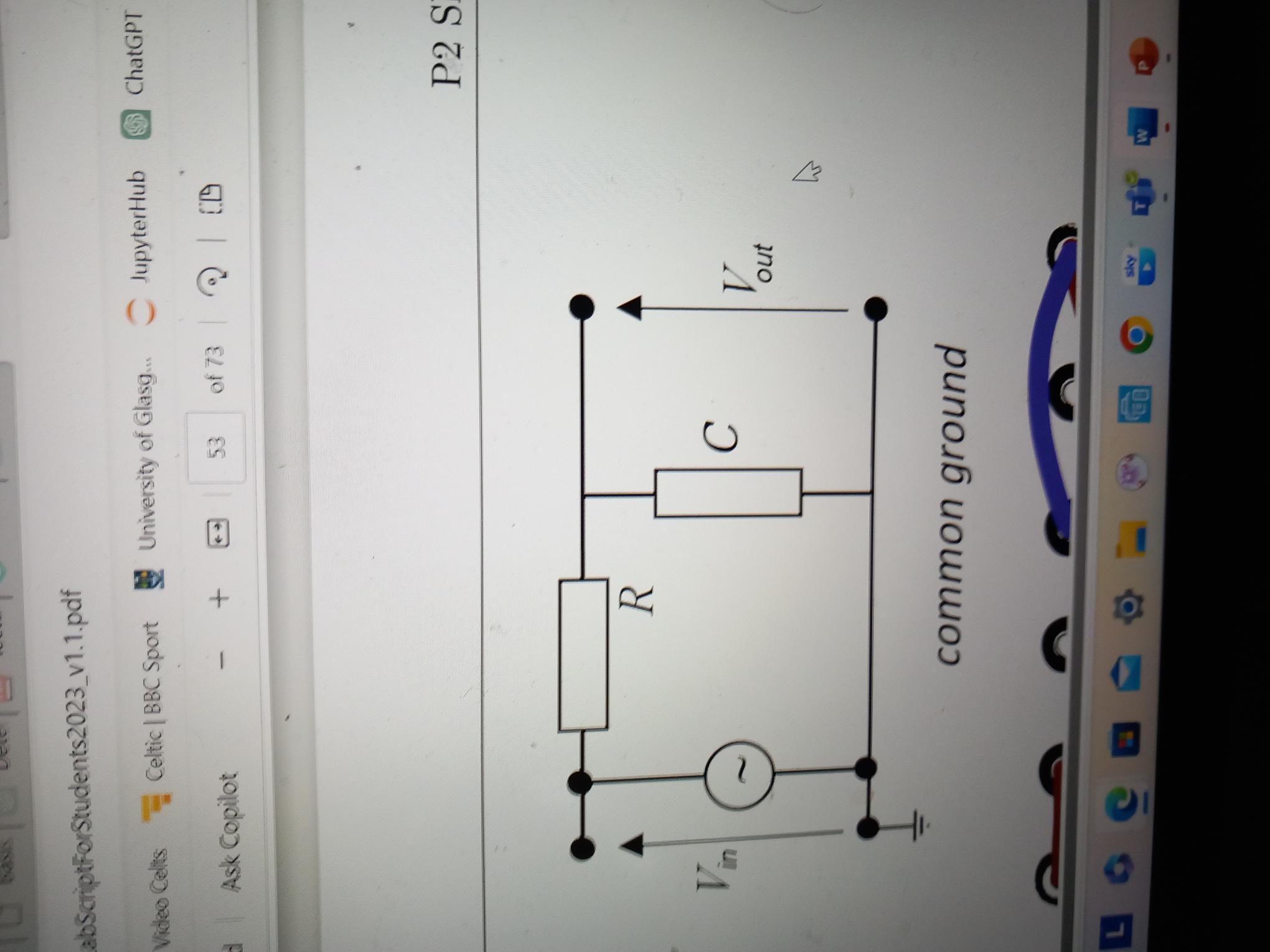 Solved Show that the magnitude of voltage drop over the | Chegg.com