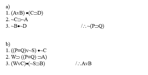 Solved Philosophy Symbolic Logic. Use the 8 rules of | Chegg.com