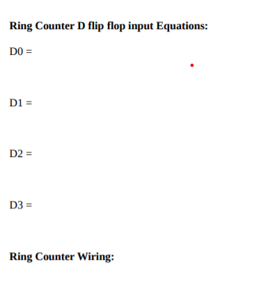 Solved Part 2: Ring Counter Introduction Ring counters are | Chegg.com