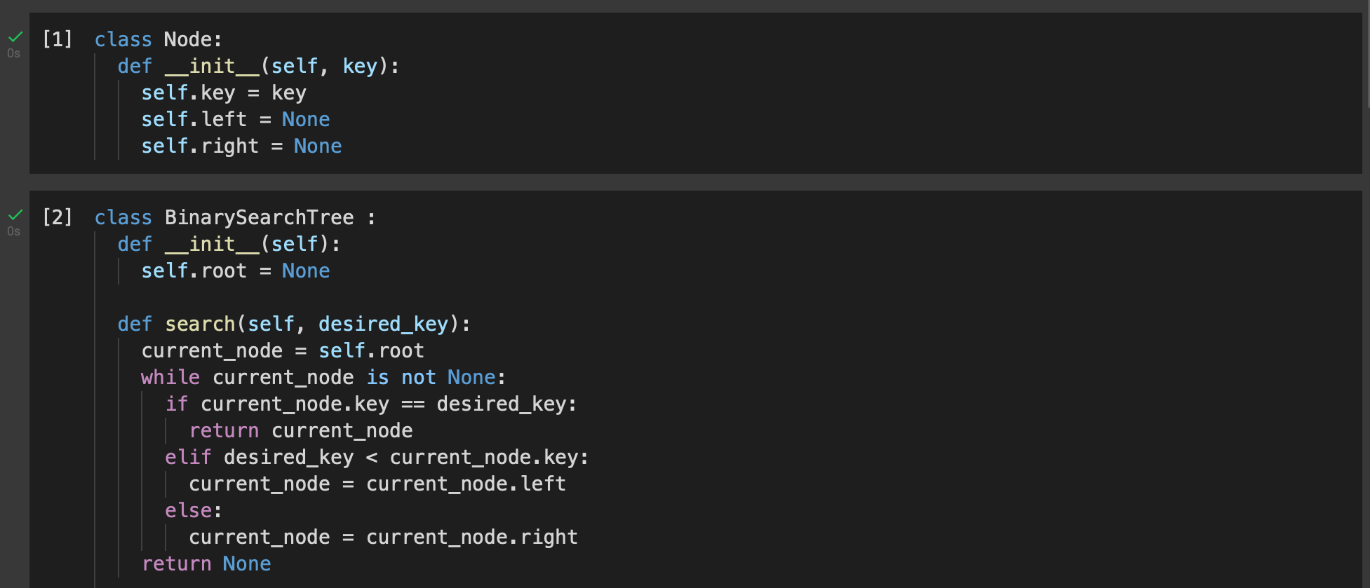 1] class Node: def _init__ (self, key): self.key = | Chegg.com