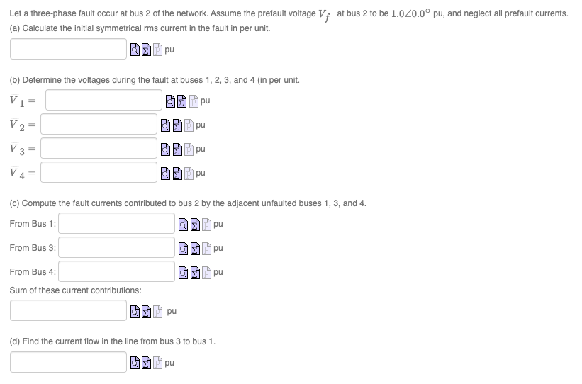 Solved A single-line diagram of a four-bus system is shown. | Chegg.com