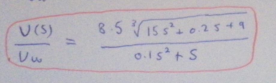 Solved For This Second Order Transfer Function Design A 6201