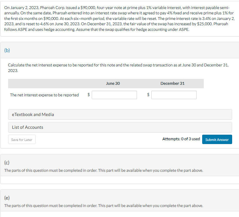 Solved On January 2, 2023, Pharoah Corp. issued a $90,000, | Chegg.com