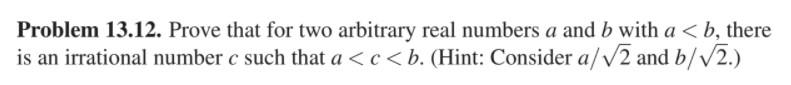 Solved Problem 13.12. Prove that for two arbitrary real | Chegg.com