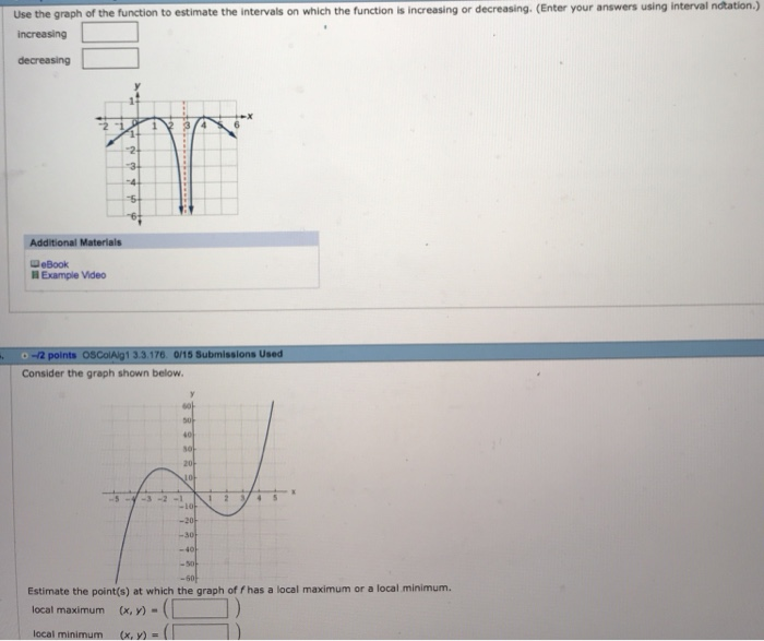 Solved Consider the graph of f shown below. 1.2 3-4-5-6-7-8. | Chegg.com