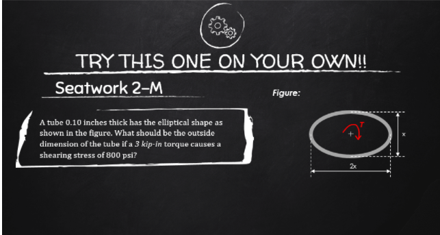 Solved TRY THIS ONE ON YOUR OWN!! Seatwork 2-M Figure A tube | Chegg.com