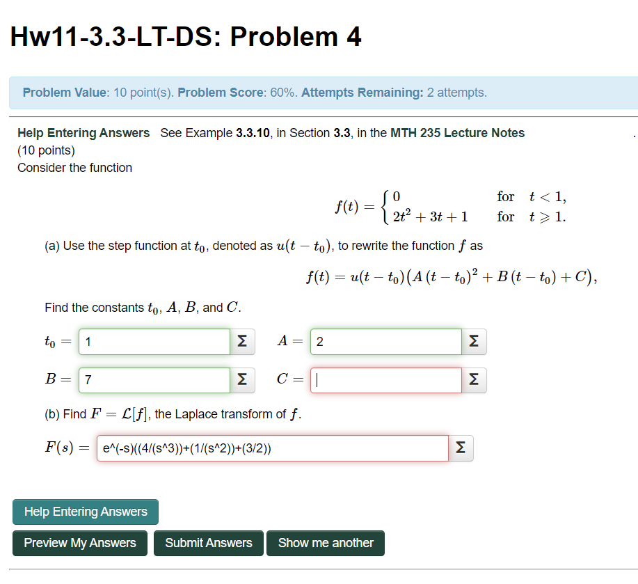 Solved Hw11-3.3-LT-DS: Problem 4 Problem Value: 10 point(s). | Chegg.com