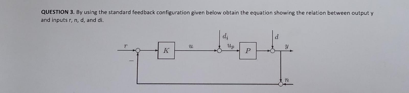 Solved QUESTION 3. By using the standard feedback | Chegg.com