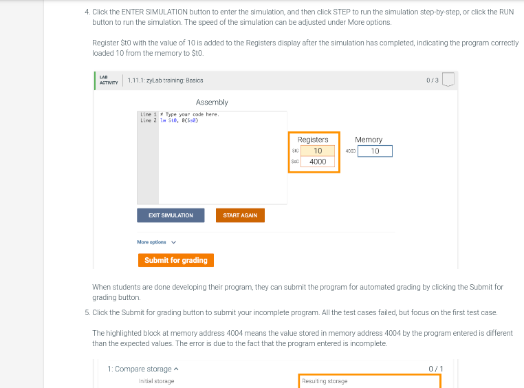 Solved 5.8 zyLab training: Basics This zyLab platform | Chegg.com