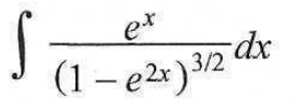 Solved ∫(1−e2x)3/2exdx | Chegg.com