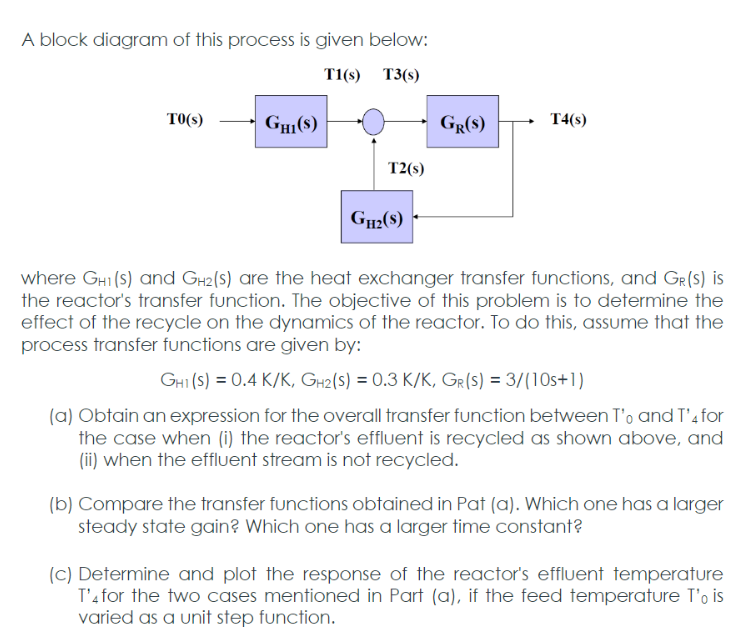 Problem 3: Consider the feed-effluent heat exchange | Chegg.com