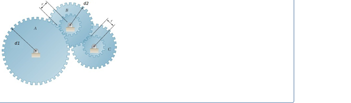 Solved A simplified gear system for a mechanical watch is | Chegg.com