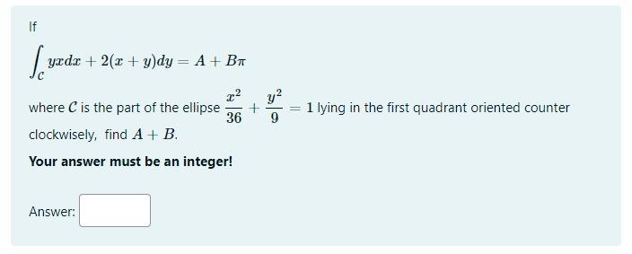 Solved If |vzda + 2(x + 1)2 = A + Bm y2 9 1 lying in the | Chegg.com