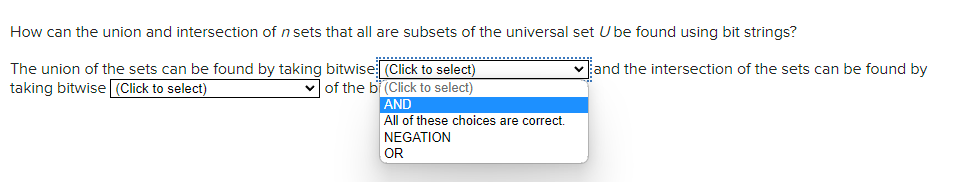 Solved How can the union and intersection of n sets that all | Chegg.com