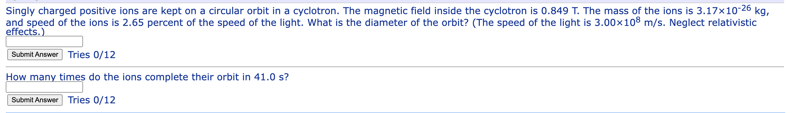 Solved Singly charged positive ions are kept on a circular | Chegg.com