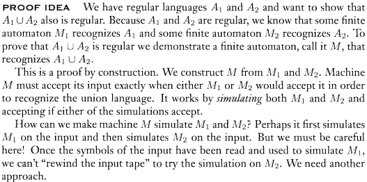 Solved The language below is the union of two simpler | Chegg.com