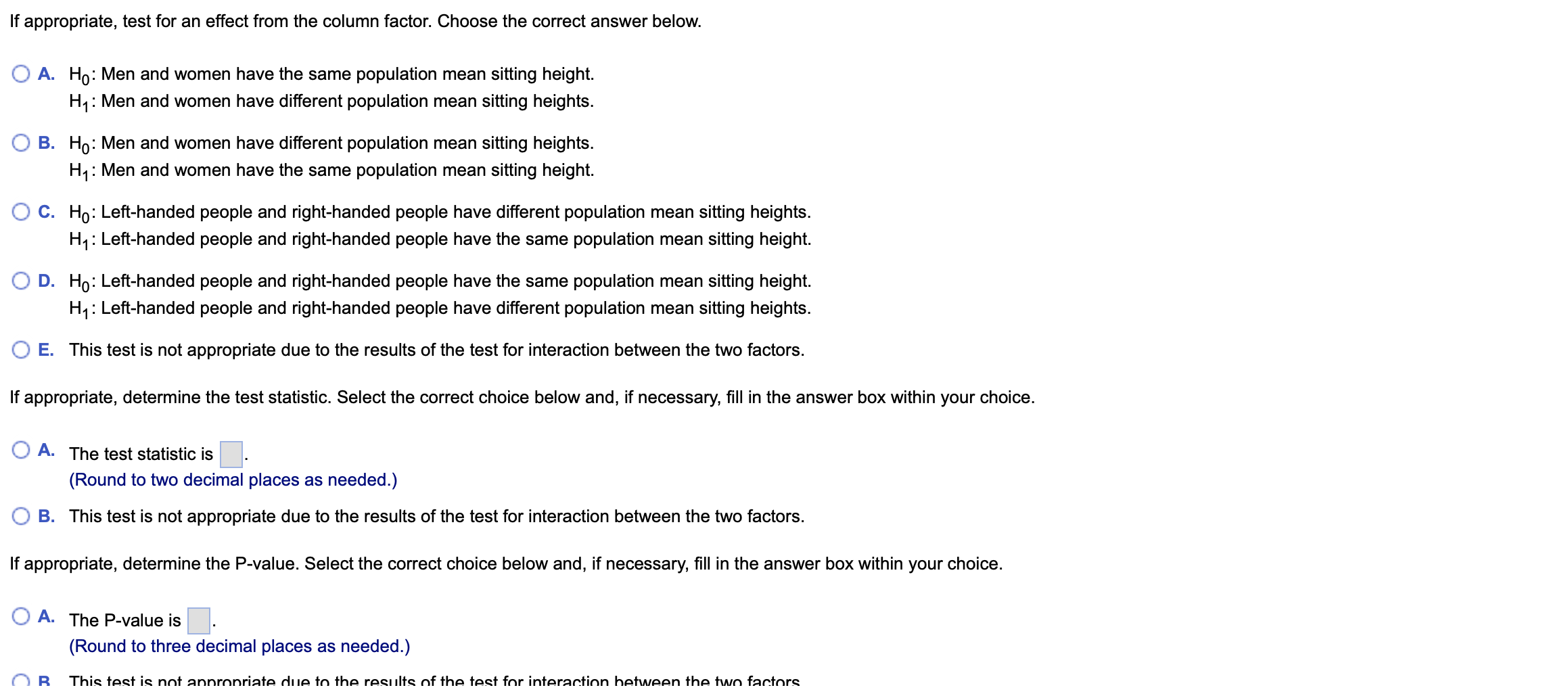 Determine the proper conclusion at the 0.05 | Chegg.com