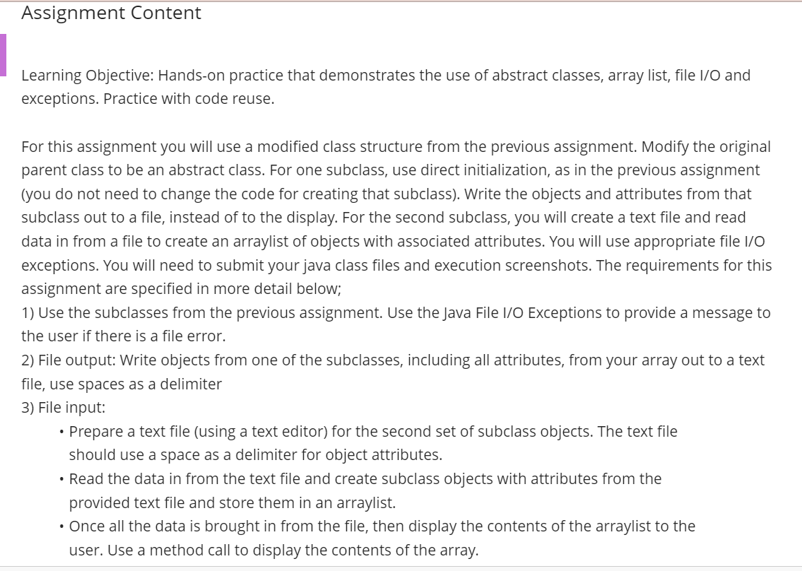 Solved Learning Objective: Hands-on practice that | Chegg.com
