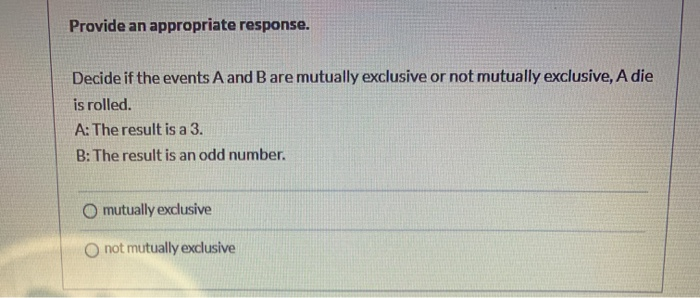 Solved 6 7 Pts Question 2 Provide An Appropriate Response A