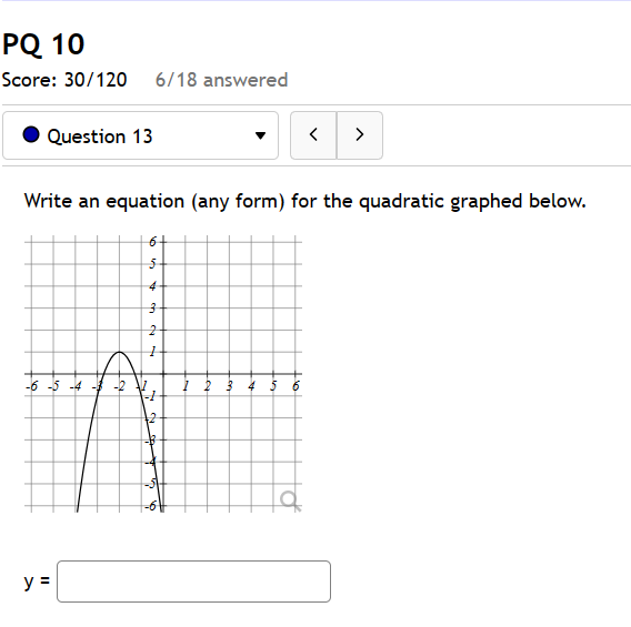Solved PQ 10Score: 30120618 ﻿answeredWrite an equation (any | Chegg.com