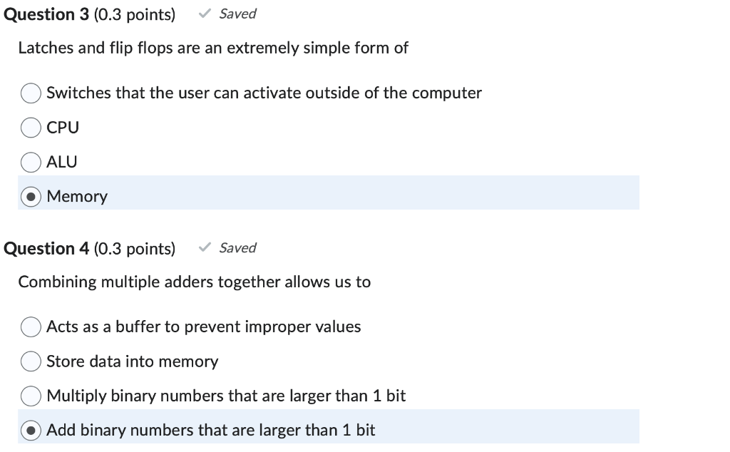 Solved Latches and flip flops are an extremely simple form | Chegg.com