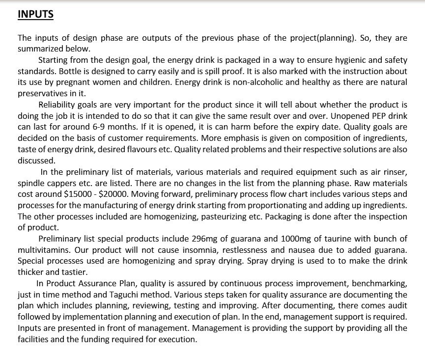 Solved 1. EXECUTIVE SUMMARY This report includes the | Chegg.com