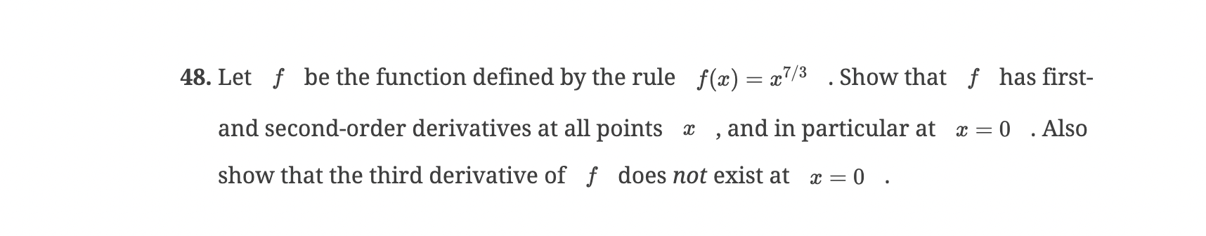 Solved 48. Let f be the function defined by the rule | Chegg.com