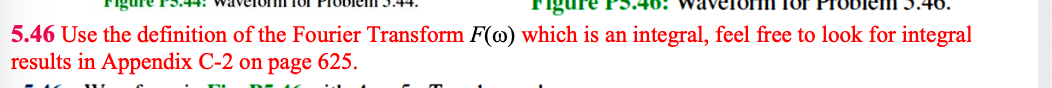 Solved gure 3.44 3.40. 5.46 Use the definition of the | Chegg.com