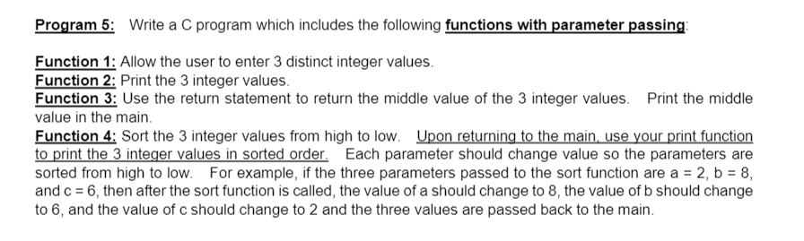 Solved C Programming Program 5 Write A C Program That 
