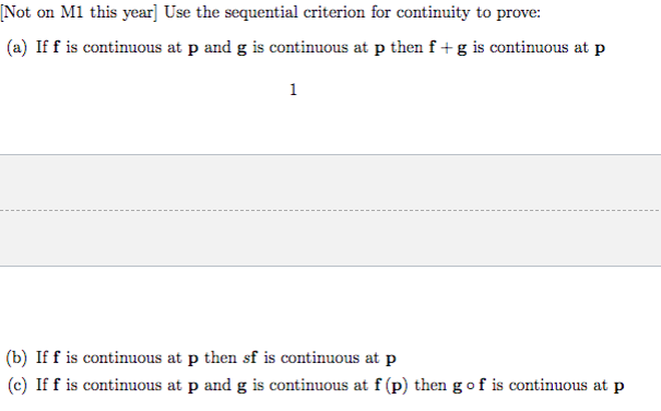 Solved [Not on Mi this year] Use the sequential criterion | Chegg.com
