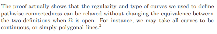 Solved 5. A set Ω is said to be pathwise connected if any | Chegg.com