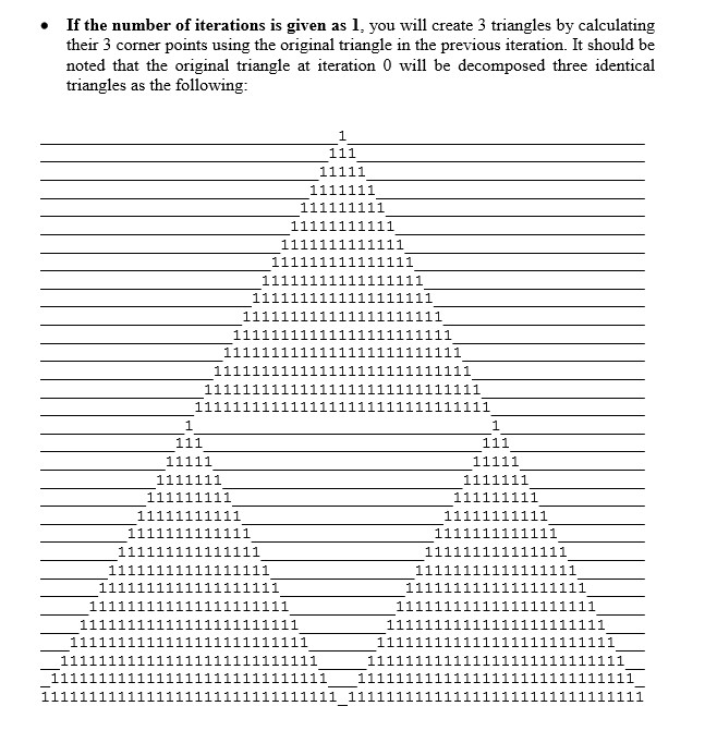 Solved In this question, you will print identical triangles | Chegg.com