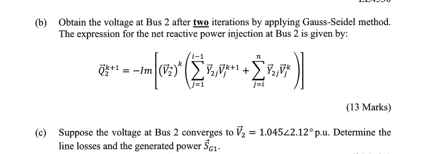 Solved Consider the two-bus system shown in Figure 1. The | Chegg.com