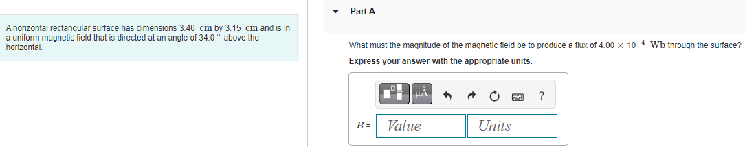 Solved A horizontal rectangular surface has dimensions 3.40 | Chegg.com