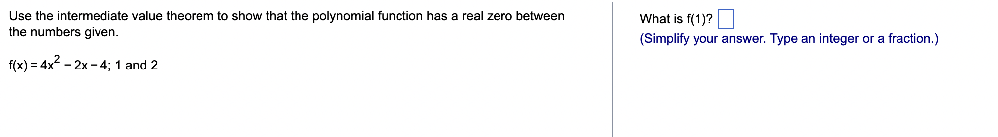 Solved Use the intermediate value theorem to show that the | Chegg.com