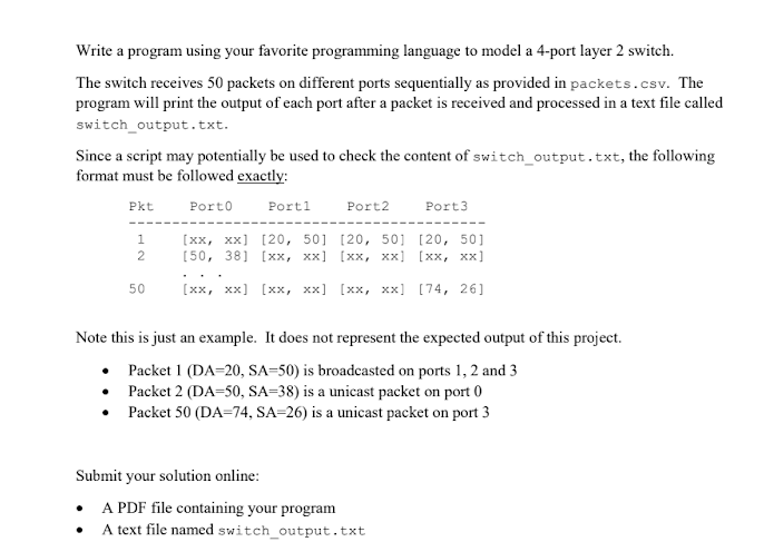 Write a program using your favorite programming | Chegg.com