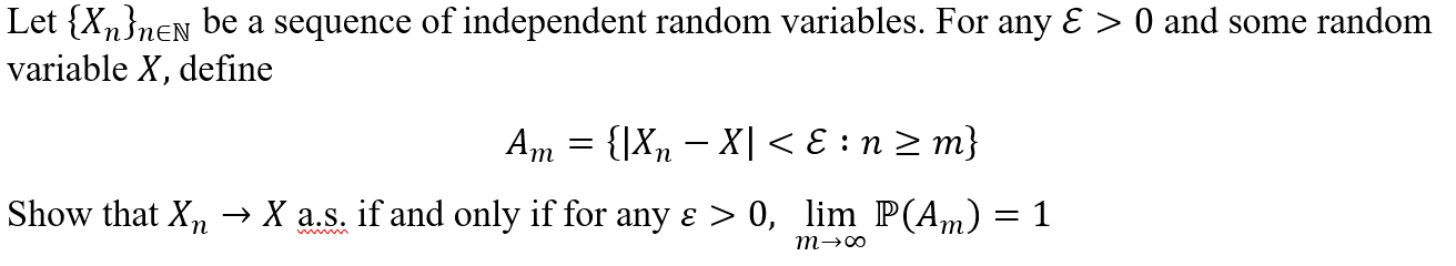 Solved Let {Xn}n∈N be a sequence of independent random | Chegg.com