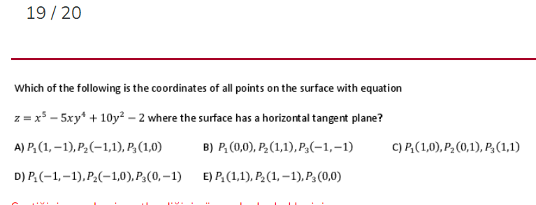 Solved Which of the following is the coordinates of all | Chegg.com