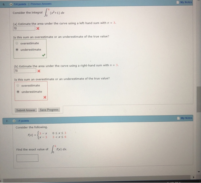 Solved My Notes 114 points l Previous Answers Consider the | Chegg.com