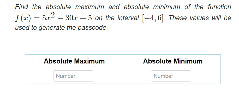 Find the absolute maximum and absolute minimum of the | Chegg.com