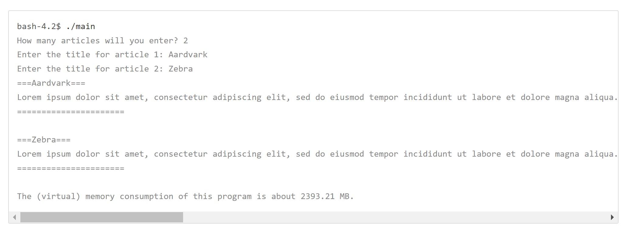 Solved One use of malloc() is to allow your program to | Chegg.com