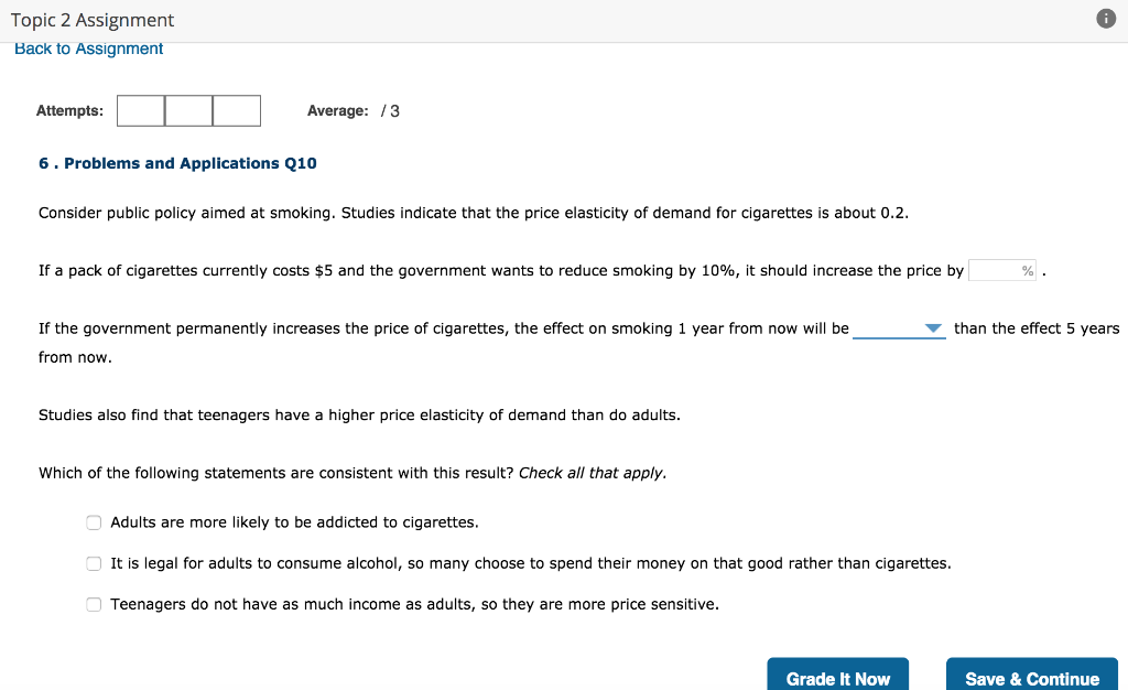 Solved Topic 2 Assignment Back to Assignment Attempts: | Chegg.com