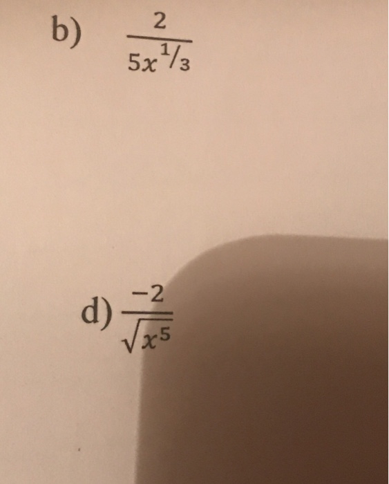 Solved Rewrite each expression in power form (recall power | Chegg.com